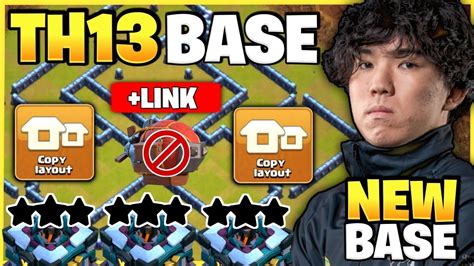 Top 5 Best Th13 War Base Link 2023 Th13 Anti 2 Star War Base