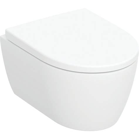 Geberit Icon Wall Hung Wc Set Rimfree Incl Wc Seat Closed Shape