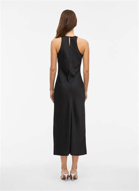 Vila Lange Kleider Viravenna Sl Ankle Dress Noosdc Damen Schwarz Online Kaufen Sarenza
