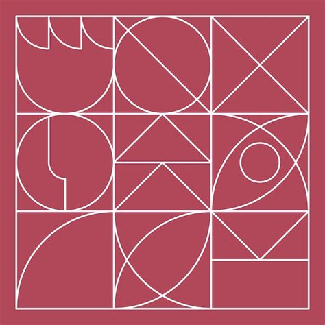 Premium Vector Retro Black And White Geometric Pattern Background Vector Abstract Circle