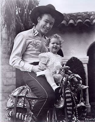 Rare Still Roy Rogers Playing With His Daughter On His Saddle 2 Ebay