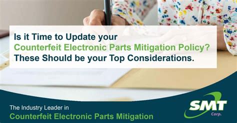 What Should Policy Writers Know About Counterfeit Electronic Components Smt Corp Posted On