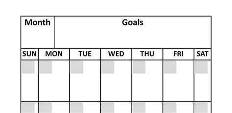 Week And Month Planner Template For Ratta Supernote Etsy