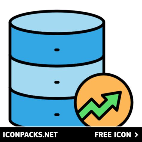 Free Database Server Upgrade Arrow Png Svg Icon Database Icon Arrow Icon