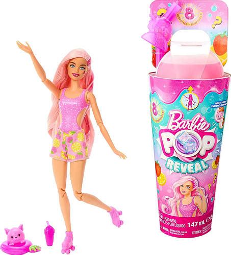 Кукла Barbie Pop Reveal и аксессуары, аромат клубничного лимонада ...