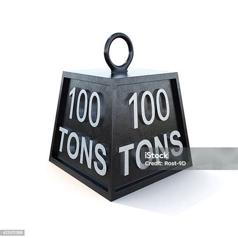 흰색에 고립 된 백 100 톤의 무게 3d 렌더링 100에 대한 스톡 사진 및 기타 이미지 100 3차원 형태 강철