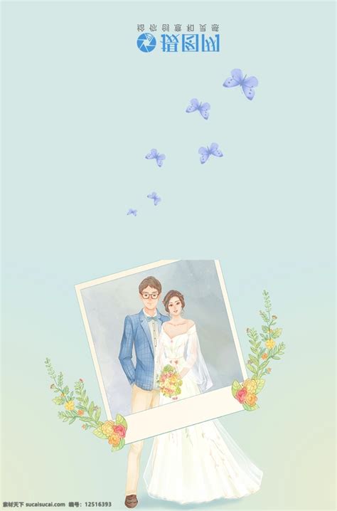结婚祝福贺卡素材图片下载 素材编号12516393 素材天下图库