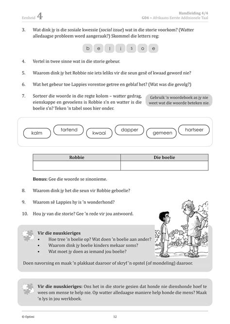 Grade 4 Handleiding 44 Afrikaans Eerste Addisionele Taal By Impaq Issuu