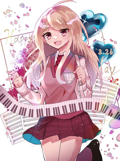 The Big Imageboard Tbib 1girl D Ahoge Akamatsu Kaede Backpack Bag