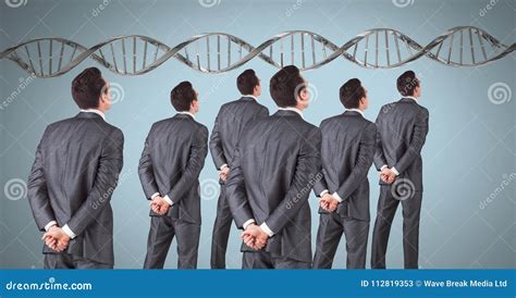 Clone Men With Genetic DNA Stock Image Image Of Biochemistry 112819353