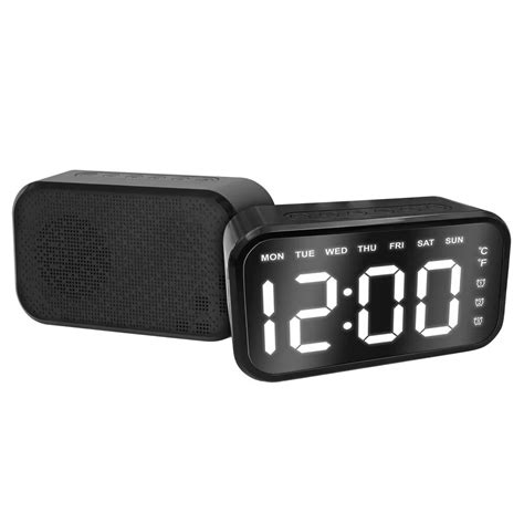 Bluetooth Alarm Clock Speaker City Mill