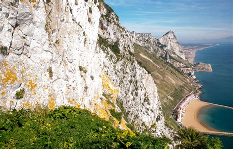 Sandy Bay Beach Gibraltar Gibspain