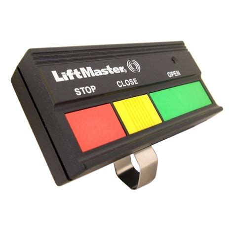 LiftMaster 333LM Tri Color Three Button Visor Code Switch Remote 315Mhz