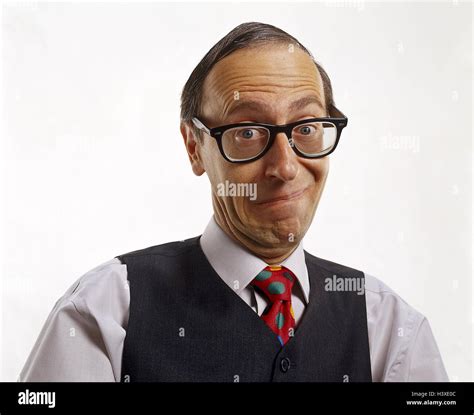 Man Middle Old Person Glasses Shirt Waistcoat Tie Facial Play