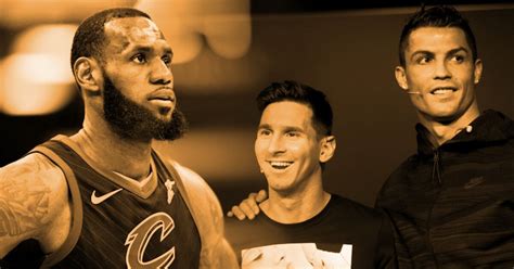 Cr7 Lebron Y Messi Los Deportistas Más Famosos Del Mundo