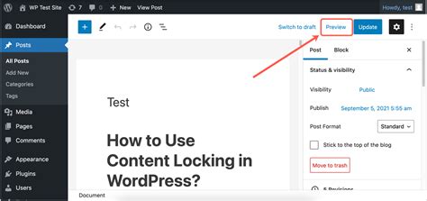 How To Live Preview WordPress Site Before Publishing WebNots