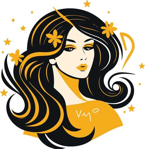 Virgo Zodiac Sign Illustration 49259041 Vector Art At Vecteezy