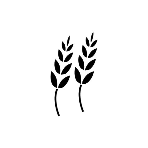 Wheat Icon Vector Design Templates 40251808 Vector Art At Vecteezy