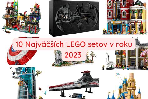 10 Najväčších LEGO® setov vydaných v roku 2023