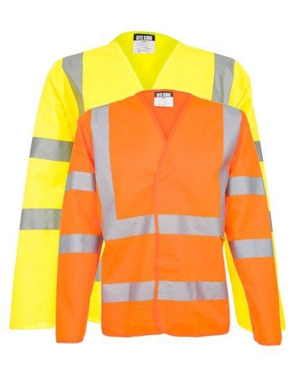 Hi Vis Long Sleeve Waistcoat Vest Work Shirts Work Trousers Clothes