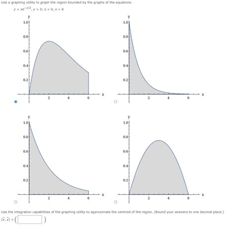 solved use a graphing utility to graph the region bounded by