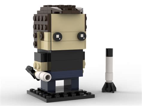 Lego Moc Elon Musk Brickhead By Orchardbuilds Rebrickable Build