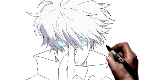 How To Draw Gojo Domain Expansion Step By Step Jujutsu Kaisen