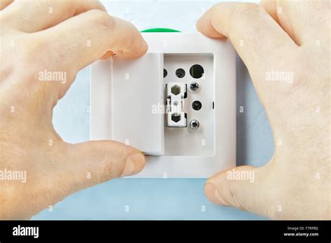 Button For Installing Hi Res Stock Photography And Images Alamy