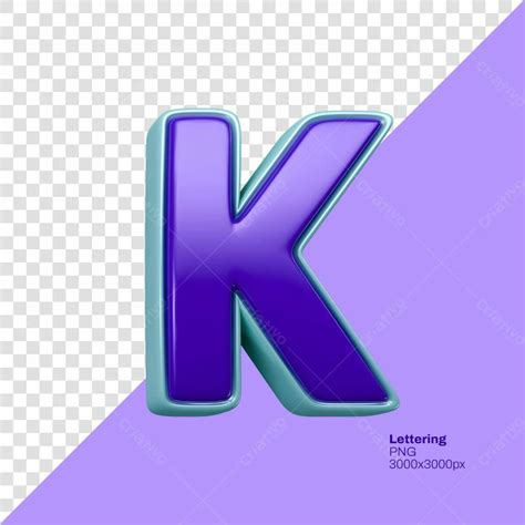 Alfabeto Roxo Com Azul K [download] 94712 Criativo Dahora