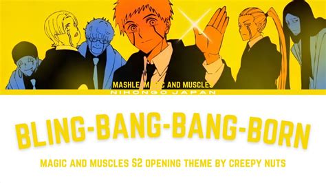 Mashle Magic And Muscles Season 2 Full Opening Bling Bang Bang