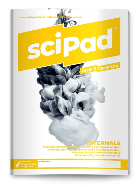SciPAD Science Workbooks Secondary Babe Science Study Guides NZ