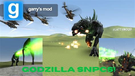 Gmod Mod Reviews Godzilla Snpcs Youtube