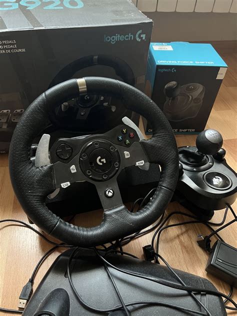 Руль, педали и коробка передач Logitech G920: 12 000 грн. - Аксессуары ...