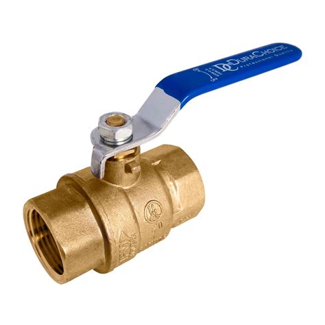 Ul Csa Fm 2 Npt Brass Ball Valve Full Port 600psi Wog Shut Off Valves