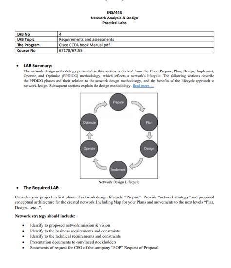 Insa443 Network Analysis And Design Practical Labs 4