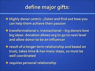 Fundraising Major Ts Ppt
