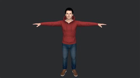 Pedro Pascal Hyper Realistic Full Body Rigged Character 3d Model By
