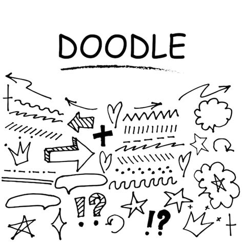 선과 화살표 프리미엄 벡터