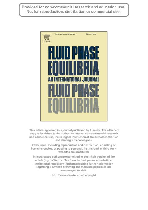 Pdf A New Three Parameter Cubic Equation Of State For Calculation Physical Properties And