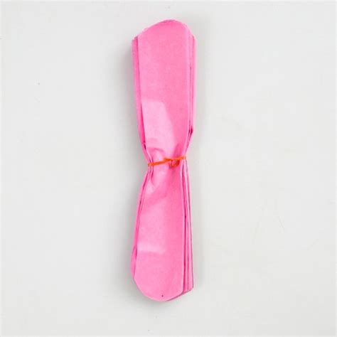 How To Make A Beautiful Floral Tissue Paper Bow Chatelaine