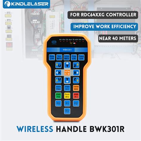 KINDLELASER Ruida Wireless Operating Handle BWK301R BWK301T For