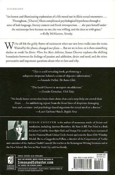 Desire Where Sex Meets Addiction By Susan Cheever Paperback Barnes