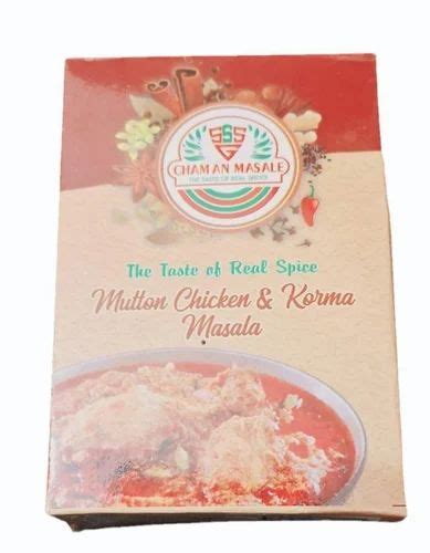 12 Gm Chicken Mutton Korma Masala Powder At 12 Box Bareilly ID 26188653630