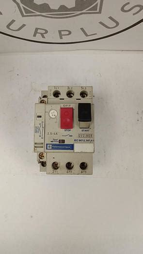 Used Telemecanique Gv2 M08 3 Pole Motor Starter Circuit Breaker 2 5 4a