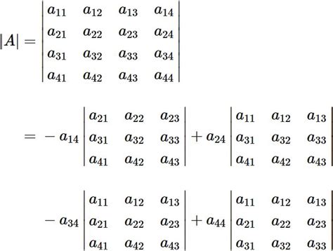 Cofactor Expansion 3x3 4x4 Examples Semath Info