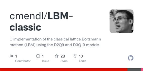 Github Cmendl Lbm Classic C Implementation Of The Classical Lattice Boltzmann Method Lbm