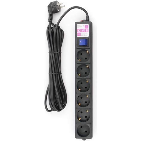 Фильтр-удлинитель Power Cube куб 5,0 м, 6 розеток, черный, 16а/3,5квт ...