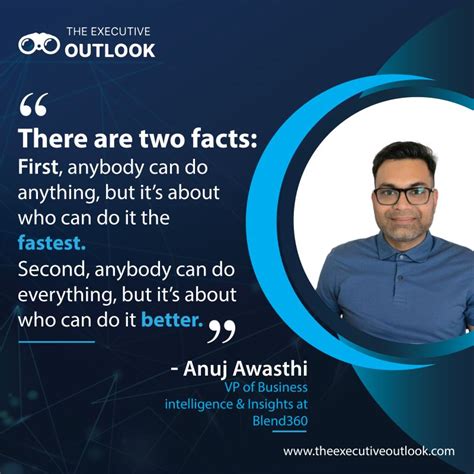 Meet Anuj Awasthi Blends Data Strategist The Executive Outlook Posted On The Topic Linkedin