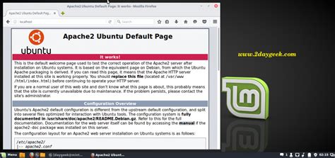 Install Lamp Stack Apache Mariadb Php Phpmyadmin On Linuxmint Daygeek