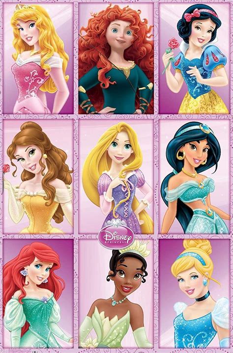 Trends International Disney Princess Grid Wall Poster 22375 X 34